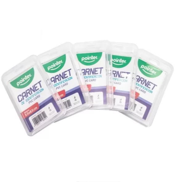 Porta carnet tipo estuche traslucido - Busidara